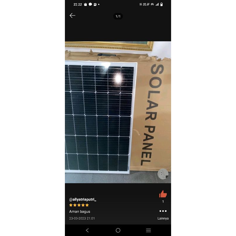 Jual Solar Panel 120wp Mono Crystalline Panel Surya 120Wp 120W Mono ...