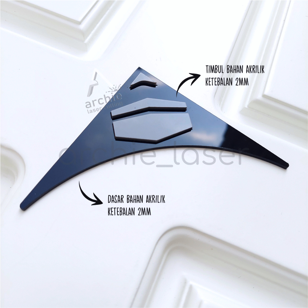 Jual Penunjuk Arah Kiblat Akrilik / Sign Board Kiblat Signage Acrylic ...