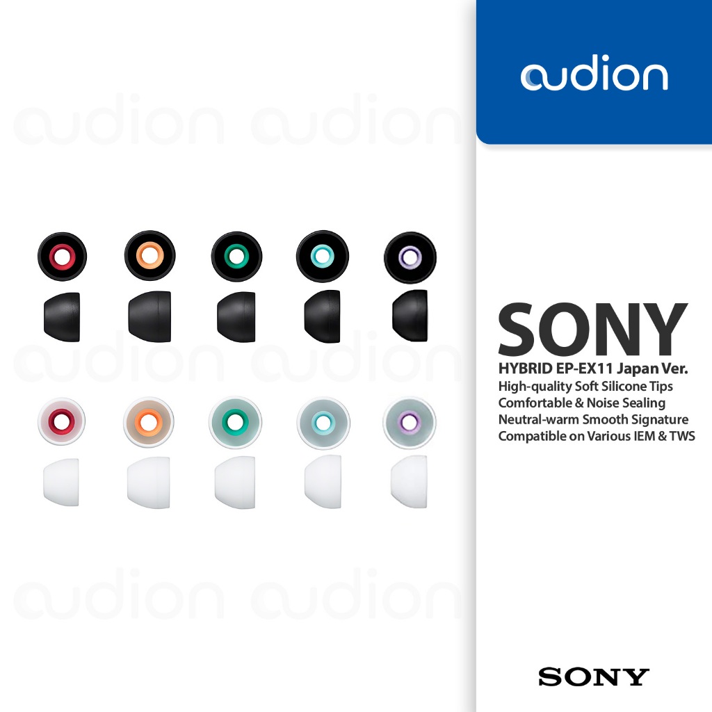 Jual SONY HYBRID EP-EX11 Japan Version Eartips Earpiece Deep & Thick ...