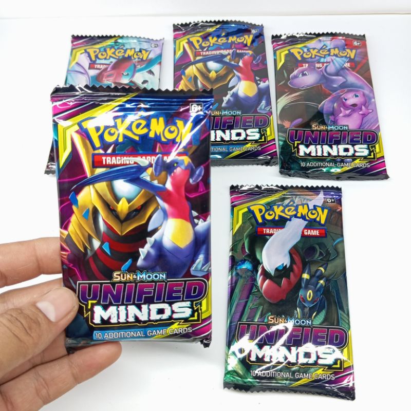 Jual 5 SACHET KARTU POKEMON UNIFIED MINDS 10 ADITIONAL GAME CARD ...