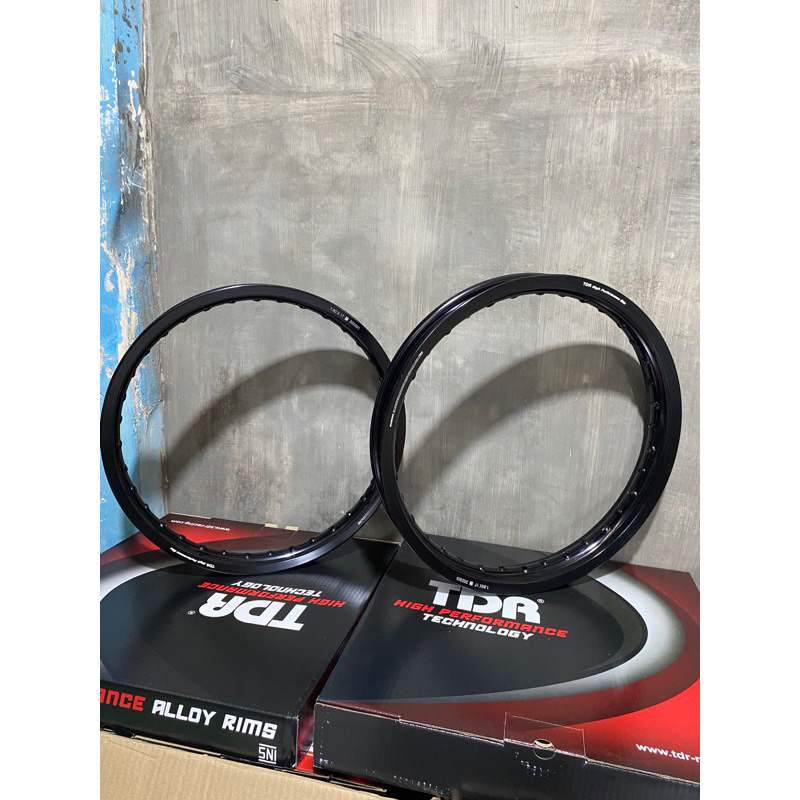 Jual Velg TDR Velg jari-jari TDR 160 185 ring 17 warna Hitam Gold ...