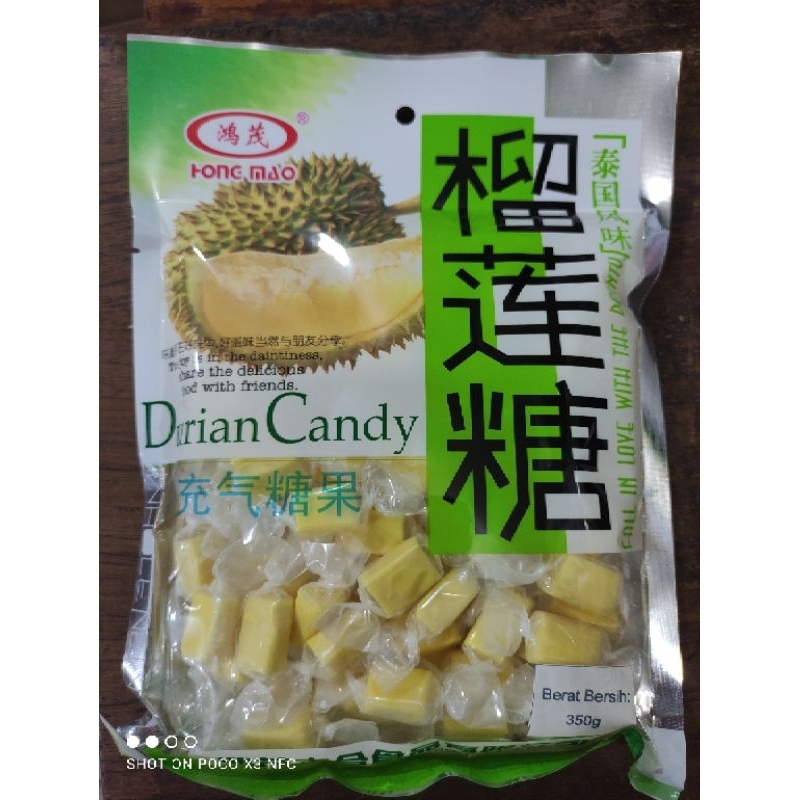 Jual Hong Mao Durian /Permen Lunak Rasa Durian 350gr /Durian Candy ...