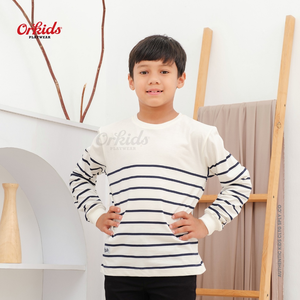 Jual Kaos Anak lengan Panjang Umur 1 - 12 tahun Bahan katun Combed Orkids Beater Bw | Shopee ...