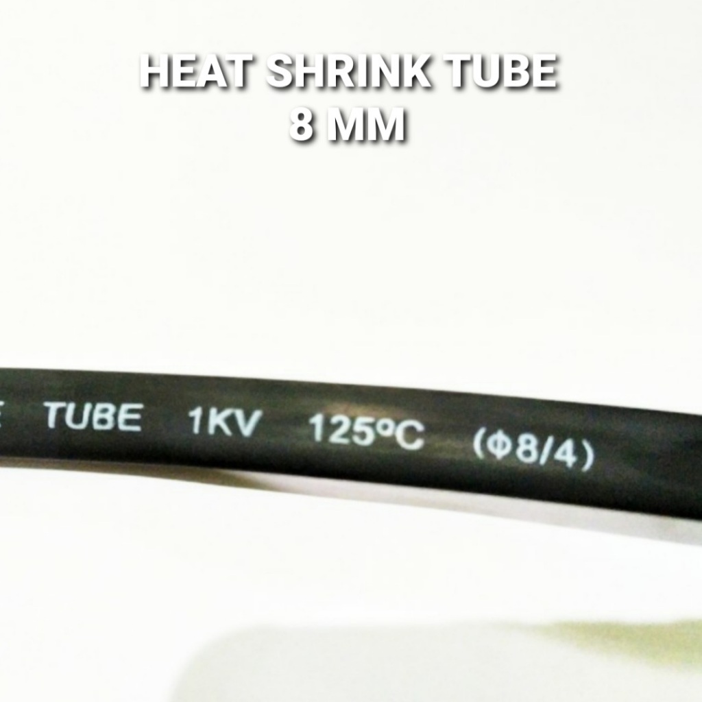 Jual HEAT SHRINK TUBE / SELANG BAKAR 8MM - 1 METER | Shopee Indonesia