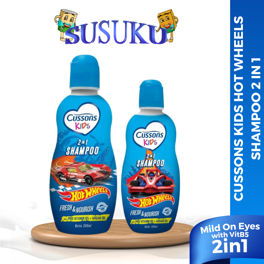 Jual Cussons Kids Hot Wheels Shampoo 2in1 Fresh&Nourish 100ml/200ml ...