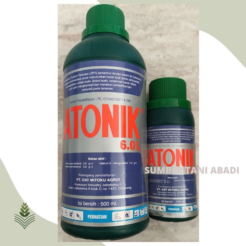 Jual ATONIK 6,0L - Zat Pengatur Tumbuh - ISI 100 ML -PT OAT MITOKU ...