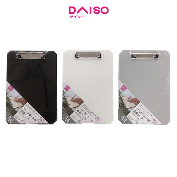 Jual Daiso Clipboard with Filing Case-A4 - | Shopee Indonesia