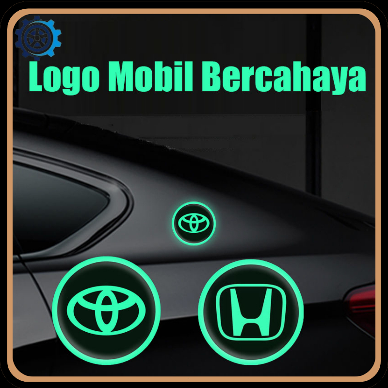 Jual Stiker Logo Emblem Glow in The Dark Neon Bercahaya Hijau Timbul ...