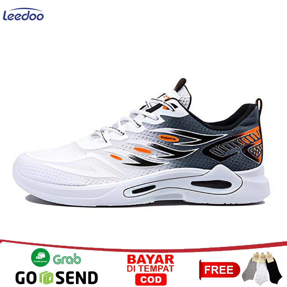 Jual Leedoo Sepatu Running Pria Casual Sneakers Cowok Sepatu Lari Outdoor Sport Shoes Hitam ...