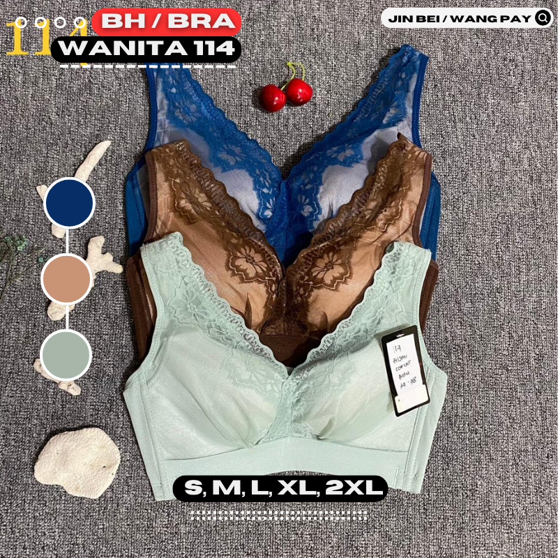 Jual BRA / BH WANITA 114 NEW BUSA SEDANG TIDAK ADA KAWAT 34-38 Kawat ...