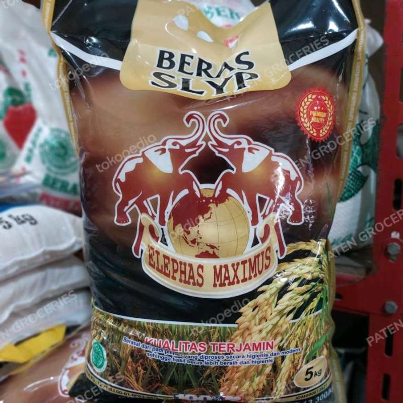Jual Beras cap gajah 5KG | Shopee Indonesia