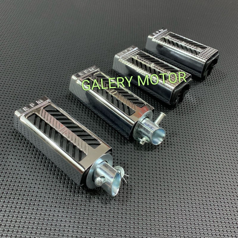 Jual FOOTSTEP / FOOT STEP DEPAN + BELAKANG BESI BAHAN TEBAL FULL CHROME ...