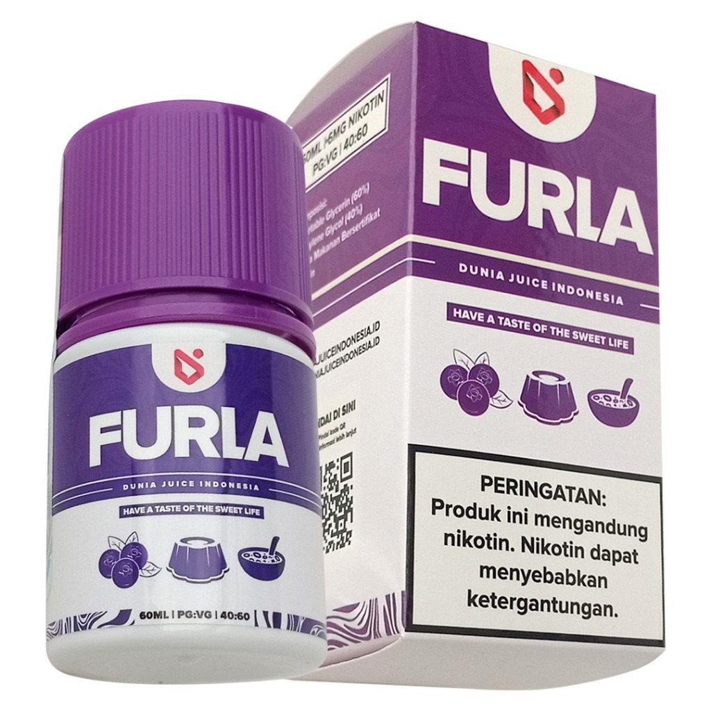 Jual Liquid Vape Furla V4 Blueberry Pudding 60ML By Dunia Juice ...