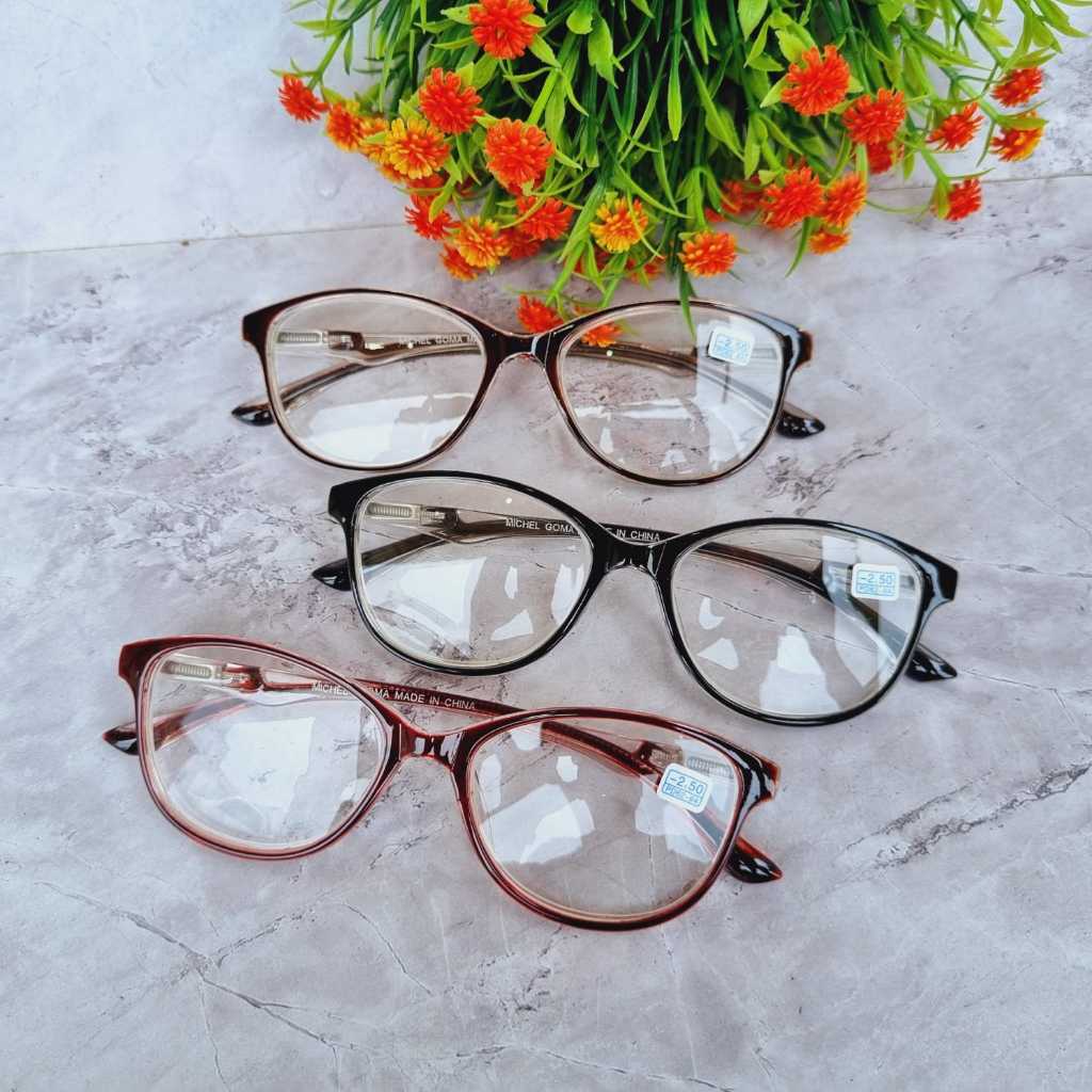 Jual KACAMATA MINUS RABUN JAUH CAT EYE ZC246AB -0,50 - -4,00 /KACAMATA ...