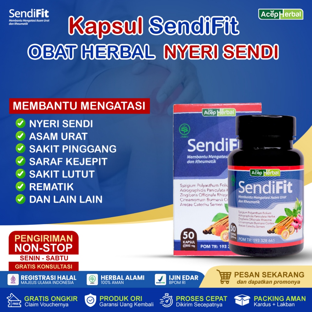Jual Obat Nyeri Sendi Lutut Dan Tulang Asam Urat Rematik Sakit Pinggang ...