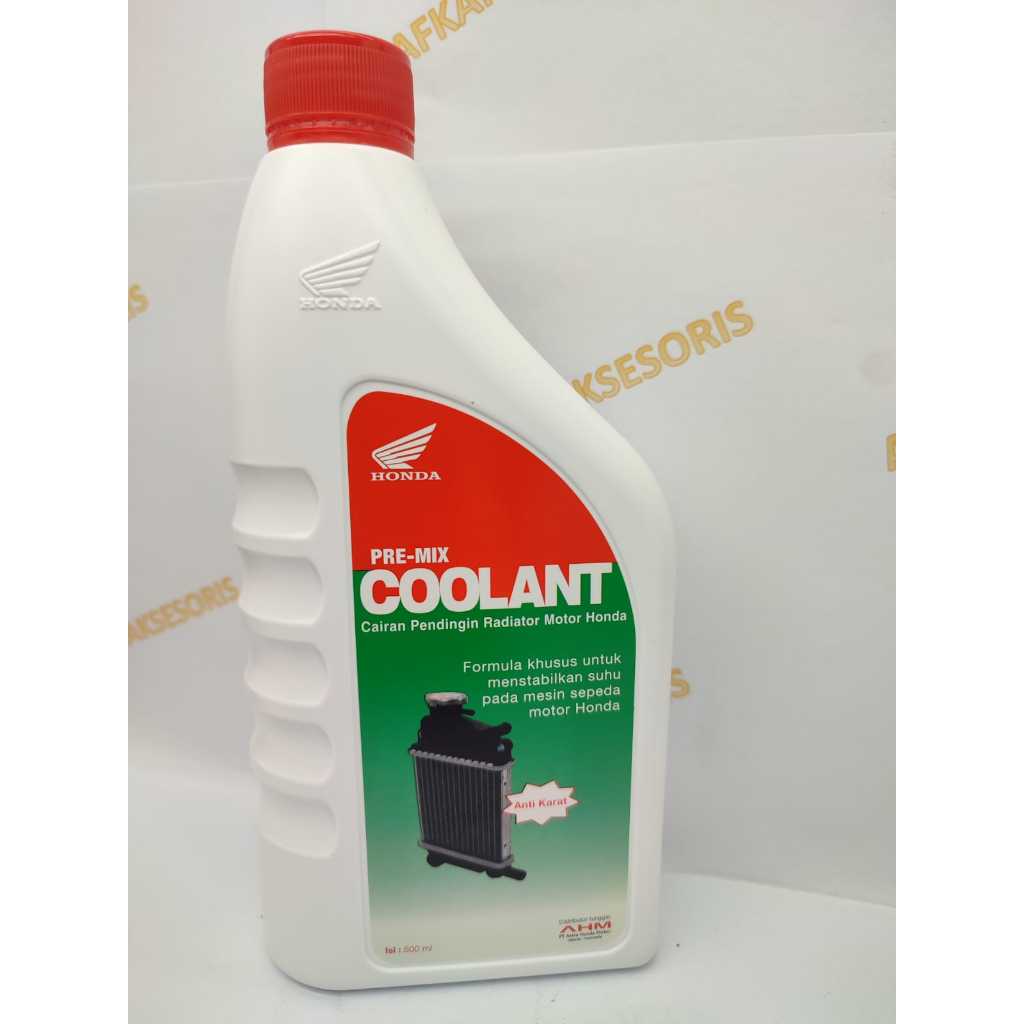 Jual AIR RADIATOR CAIRAN PENDINGIN COOLANT 500ML ORI AHM | Shopee Indonesia