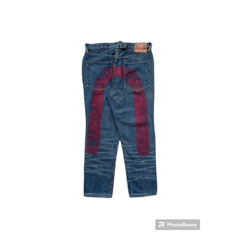 Jual Evisu Daicock Big Logo Red | Shopee Indonesia