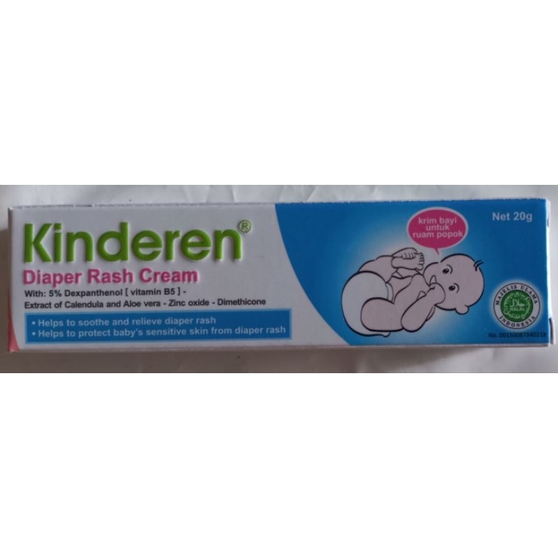 Jual KINDEREN DIAPERS RASH CREAM 20g | Shopee Indonesia