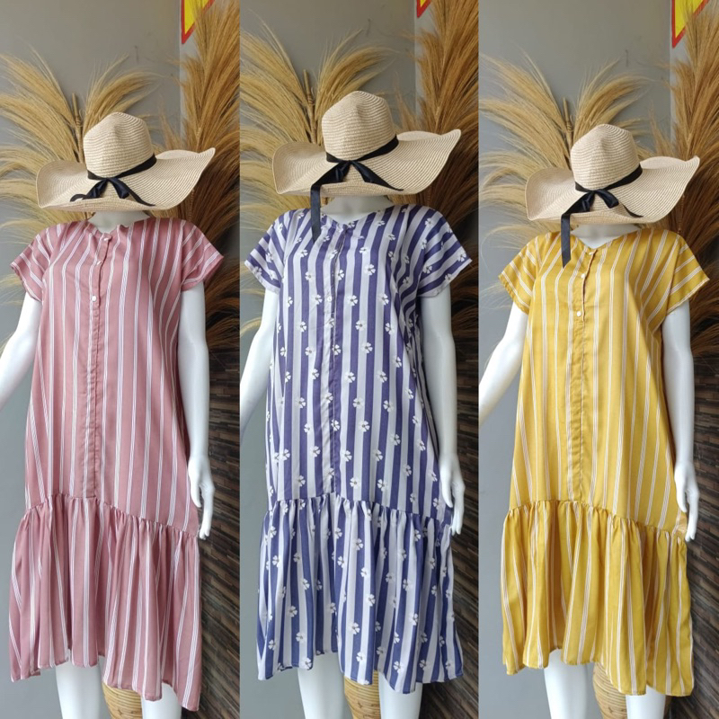 Jual NADIRA DRESS/DASTER BUMIL/DASTER KEKINIAN/DASTER KANCING/DASTER ...