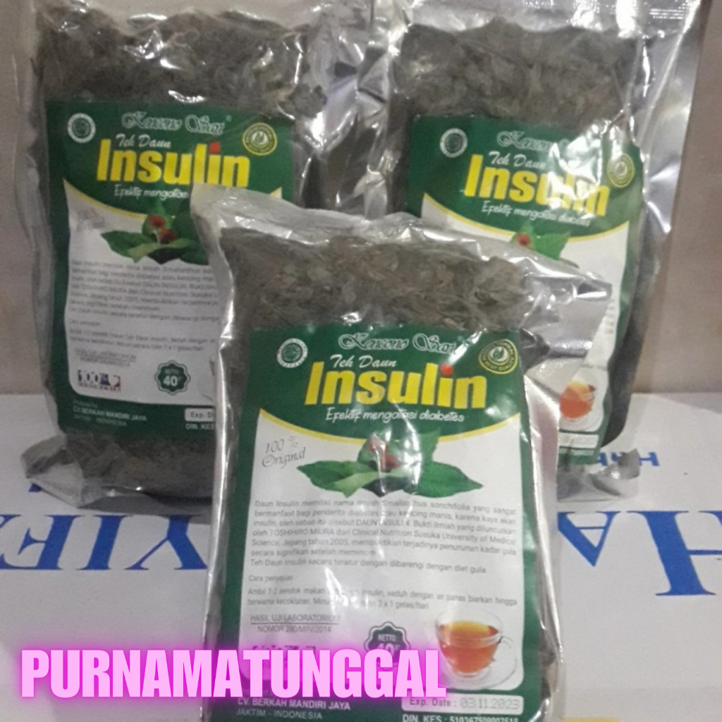 Jual Teh Daun Insulin Diabetes Kencono sari 40gr Teh Tubruk Herbal ...