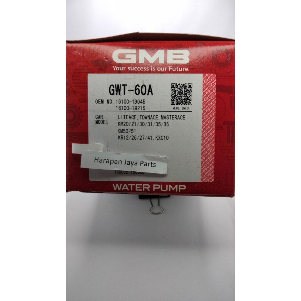 Jual WATER PUMP TOYOTA KIJANG 7K 1,800CC GRAND/KAPSUL BENSIN GWT-60A ...