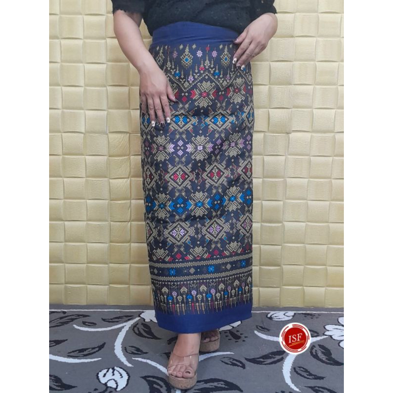 Jual Rok Tenun Lilit Bangkok Rok Panjang Madam Rose | Shopee Indonesia