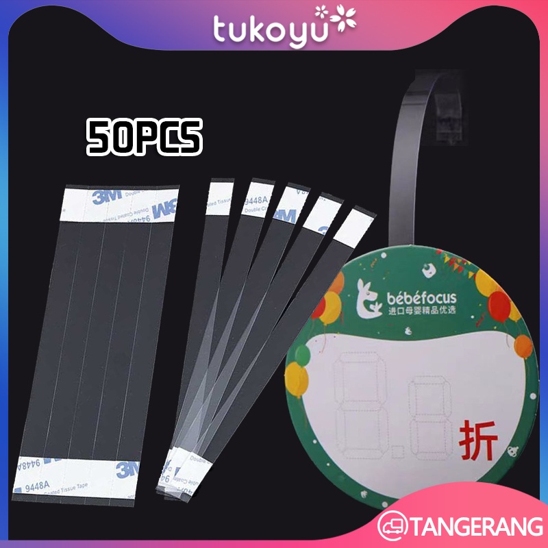 Jual Plastik Mika Display Promo Card 50pcs/Mika Label Harga Rak ...