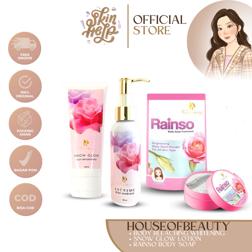 Jual READY SIAP KIRIM! La creme Body Bleaching Whitening | Snow Glow ...