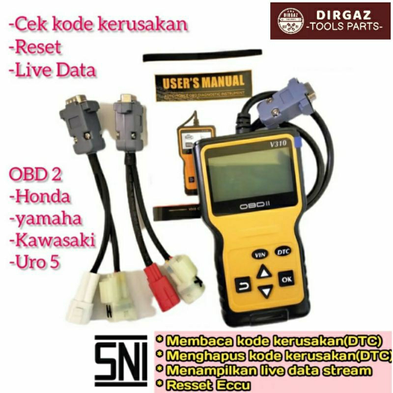 Jual Paling Murah!! Alat scanner scaner obd 2 motor injeksi | Shopee ...