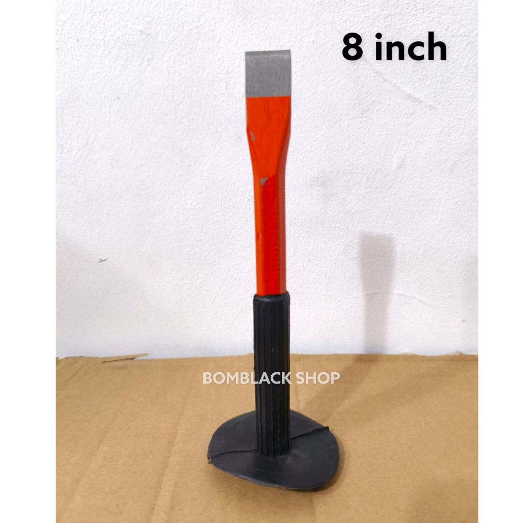 Jual Pahat Beton Rata Pipih 8 10 12 inch Pahat Betel Batu Besi Karet ...