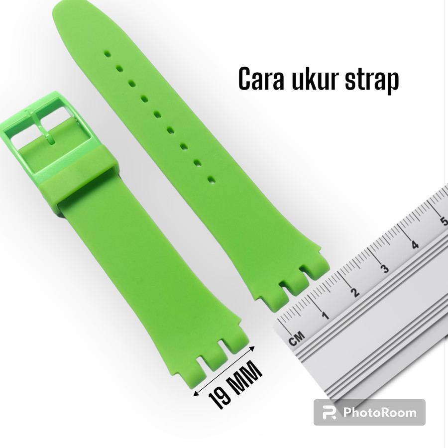 Jual STRAP JAM TANGAN SWATCH 19 MM TALI JAM TANGAN SILICON ORIGINAL ...