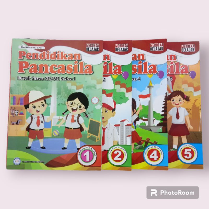 Jual Pendidikan Pancasila SD Kelas 1,2,4,5 kurikulum merdeka Dwi ...