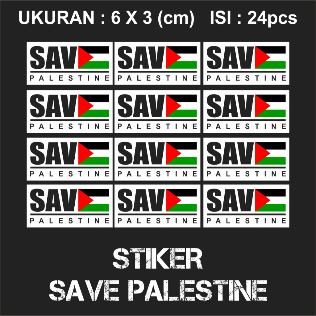 Jual STIKER PIPI BENDERA PALESTINE/STIKER SAVE PALESTINE /STICKER PIPI ...