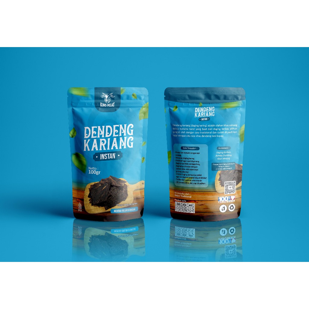 Jual DENDENG SAPI KERING KHAS SUMATERA BARAT 100gr/DENDENG KARIANG ...