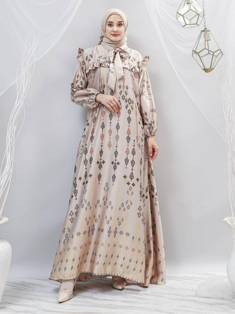 Jual Gamis Maxmara Denada M/L/XL/XXL/JUMBO Gamis Seragaman Raya ...