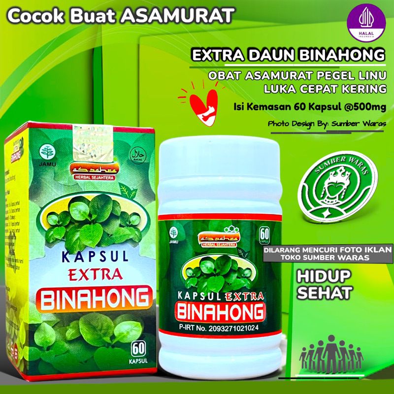 Jual Kapsul Extra Binahong Original As Zahra - Ekstrak Binahong 60 Kapsul @500mg | Shopee Indonesia