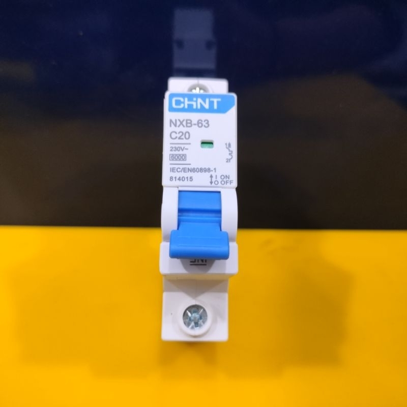 Jual CHINT MCB 20A single pole 1 Phase NXB-63 C20 CHINT | Shopee Indonesia
