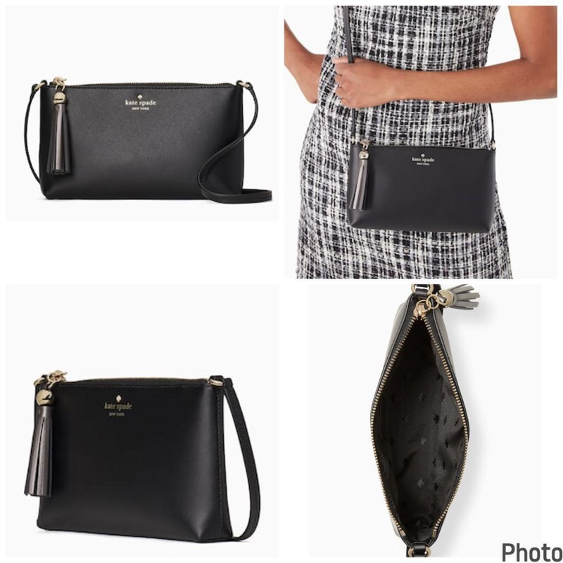 Jual Tas KATE SPADE Ivy Street Amy Crossbody Black Leather Original ...
