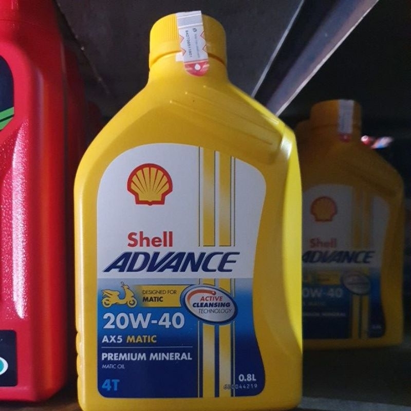 Jual oil shell advance 20w-40 ax5 matic premium mineral matic oil oil ...