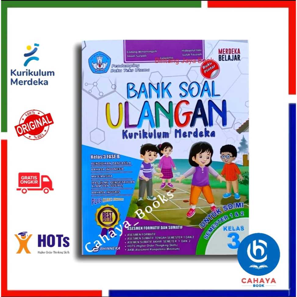Jual Buku Bank Soal Ulangan Kurikulum Merdeka Kelas 3 SD/MI | Shopee Indonesia