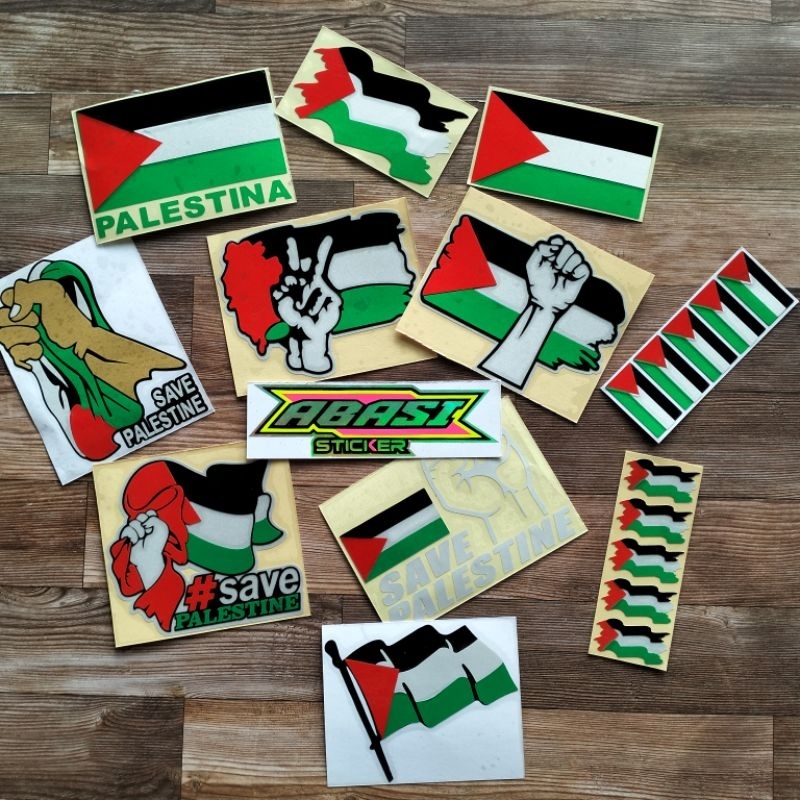 Jual sticker bendera Palestina sticker cutting | Shopee Indonesia
