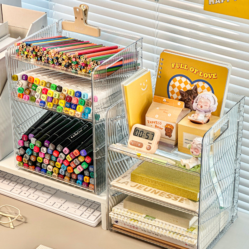 Jual Rak Laci Bening Penyimpan Alat Tulis Penyimpanan Dokumen Desk ...