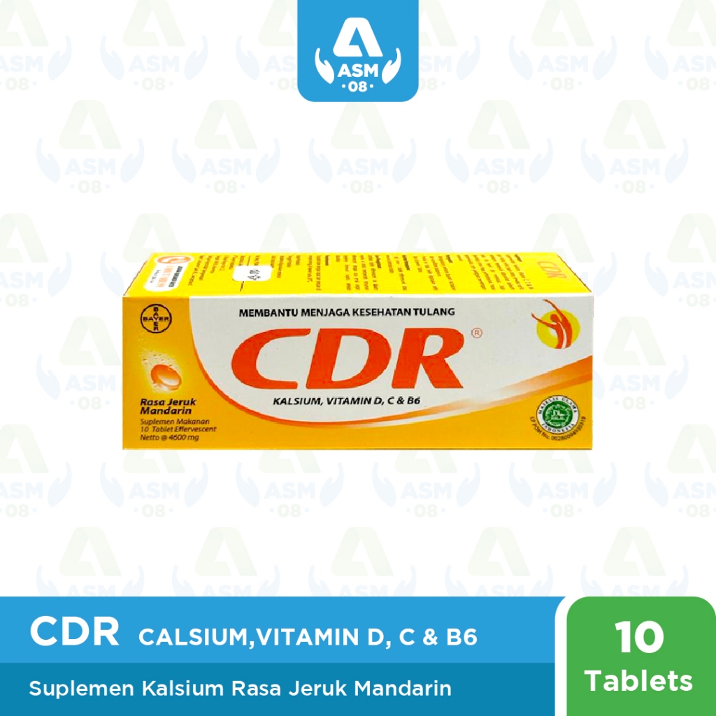 Jual CDR VITAMIN C + CALCIUM + VITAMIN D EFFERVESCENT ISI 10 TABLET ...