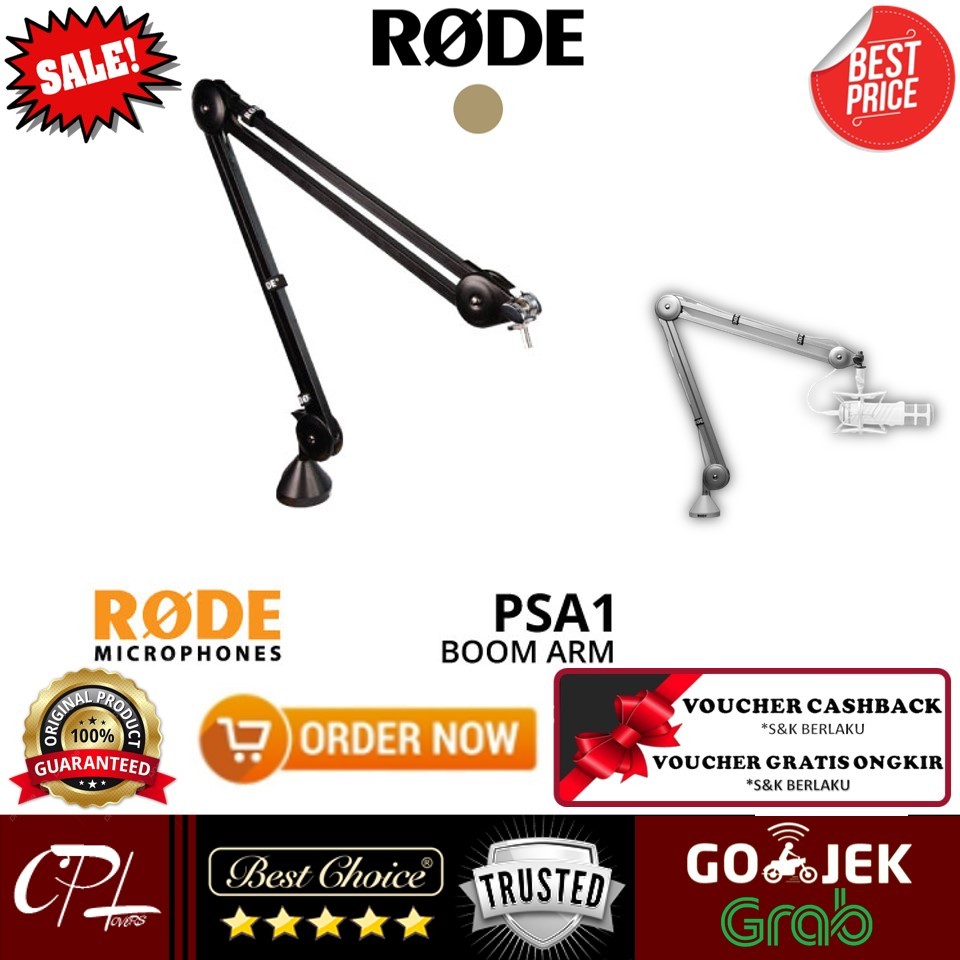 Jual RODE PSA1 Studio Boom Arm for Broadcast Microphones | Shopee Indonesia