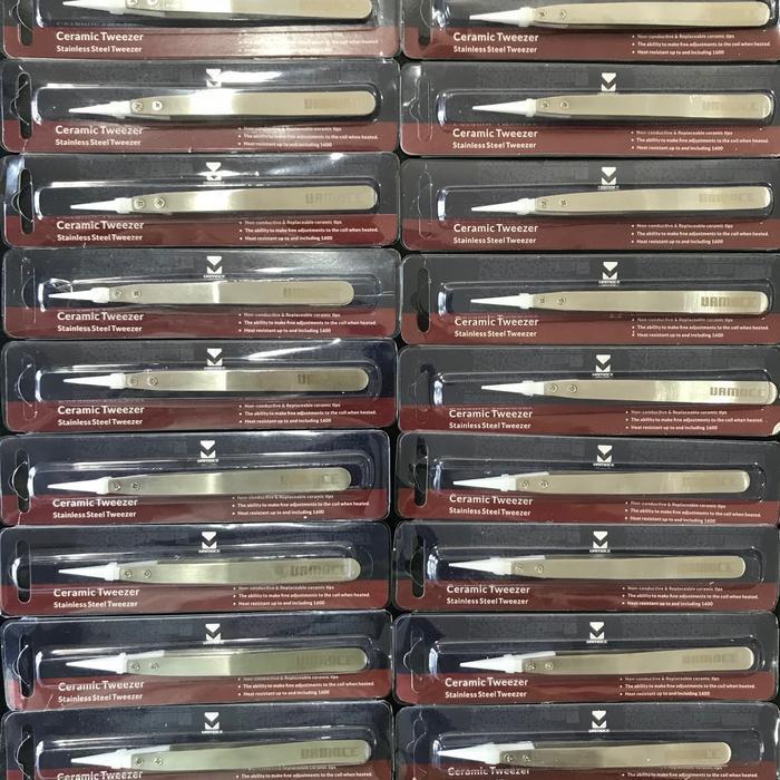 Jual Tweezer ceramic stainless pinset tweezer | Shopee Indonesia