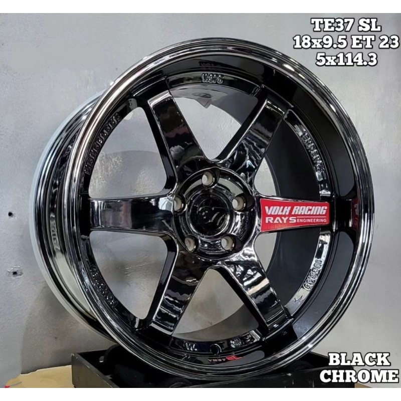 Jual velg mobil r18 lebar 9,5 VOLKRAYS TE37 SL CELONG velg racing mobil ring 18 Innova Reborn ...