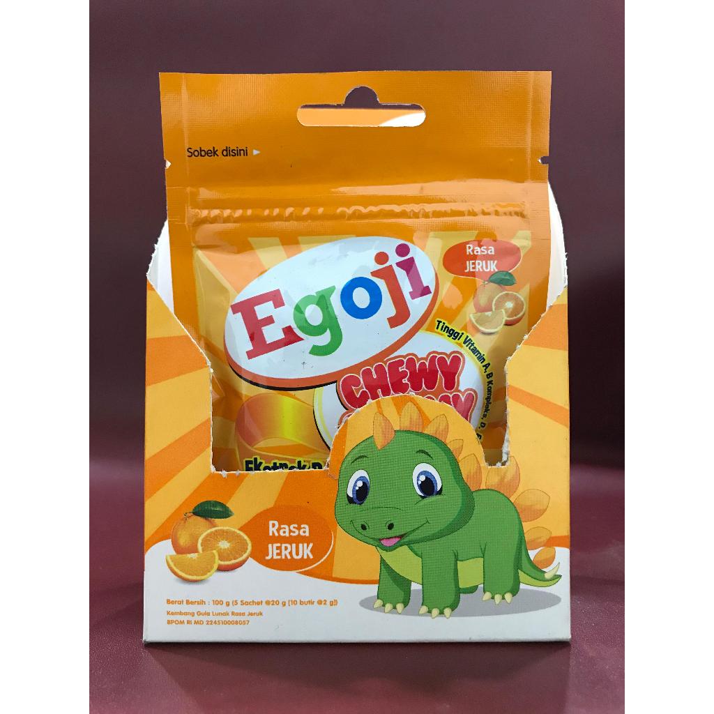 Jual Egoji Chewy Gummy Jeruk 20G - Permen Egoji Rasa Jeruk | Shopee ...