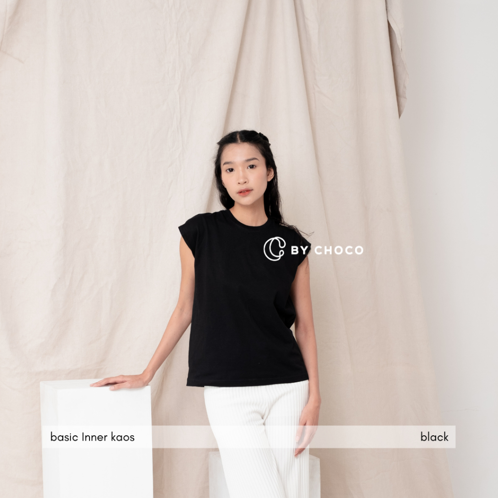 Jual by Choco - Jennie Inner Tanpa Lengan Knit Hornet | Shopee Indonesia