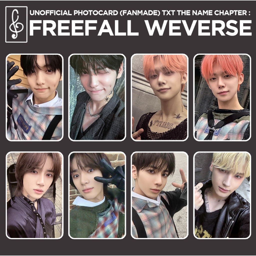 Jual [REPLIKA TXT] FREEFALL WEVERSE PHOTOCARD UNOFFICIAL | Shopee Indonesia