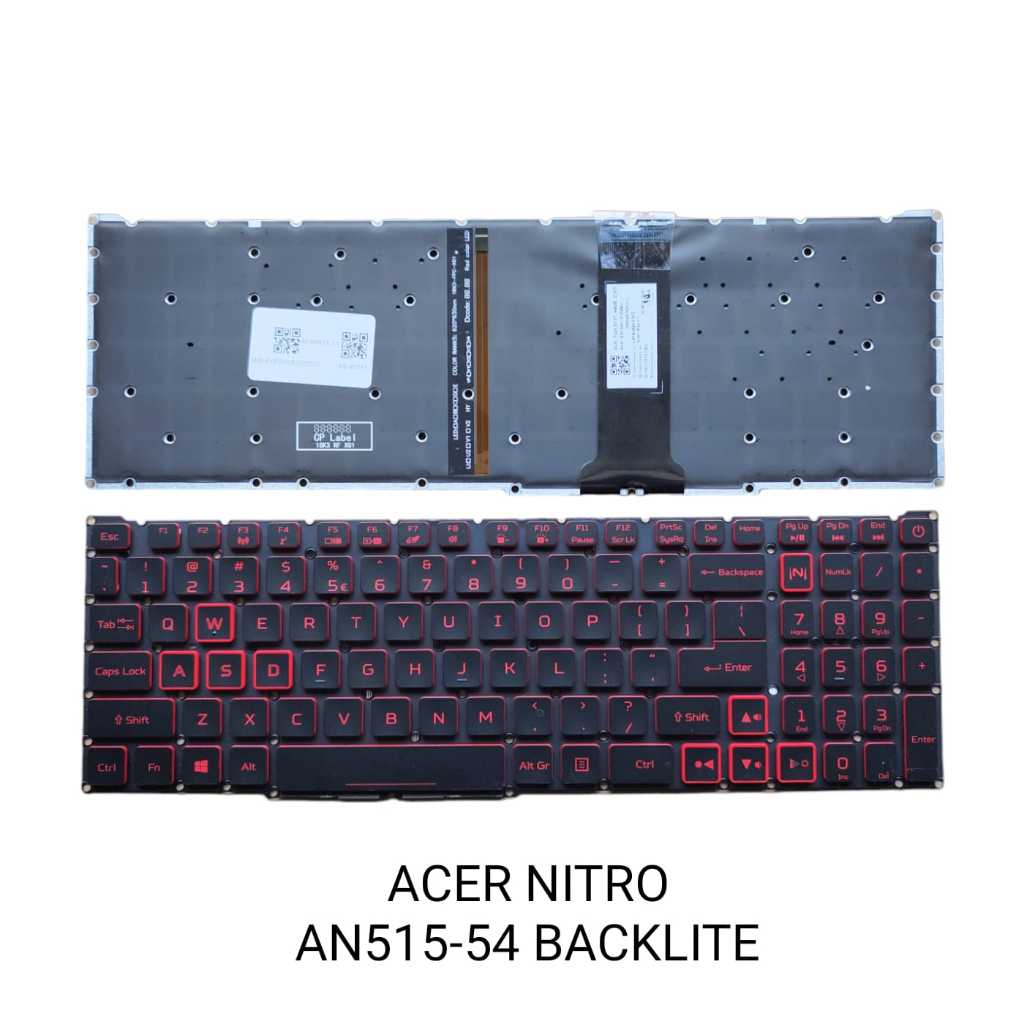 Jual Keyboard Acer Nitro 5 AN515-54 AN515-51 AN515-52 AN515-53 AN515-41 ...